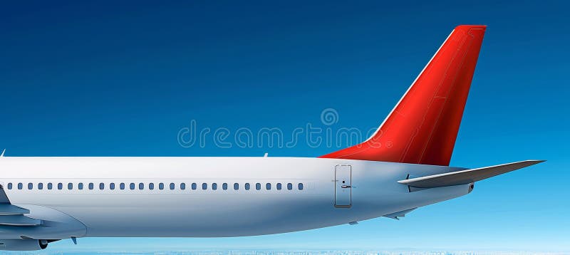 Airplane Tail Ready for Adventure at Bustling Airport, Hinting at ... Airplane Tail Ready for Adventure at Bustling Airport, Hinting at ...