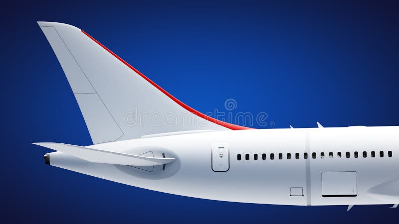 Airplane tail stock photo. Image of travel, airplane - 33282598