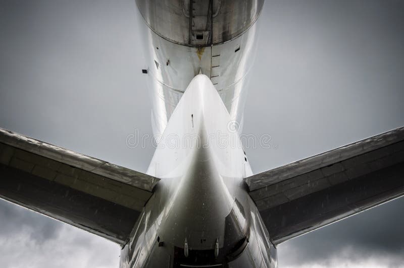 Airplane tail stock photo. Image of travel, airplane - 33282598