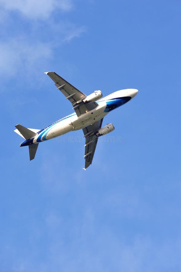 Airplane take off stock photo. Image of large, vehicle - 28302152