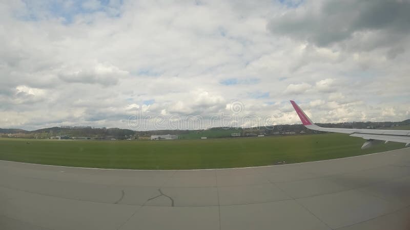 Jet Airplane Take Off, Long Shot Stock Video - Video of long, travel ...