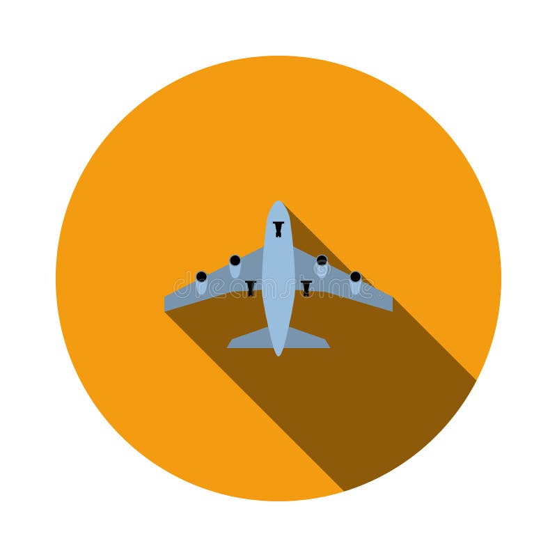 Airplane Takeoff Icon stock vector. Illustration of front - 253532694