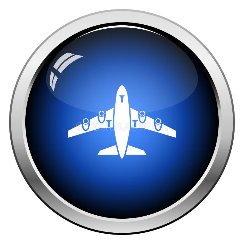 Airplane Takeoff Icon Front View Stock Vector - Illustration of travel ...