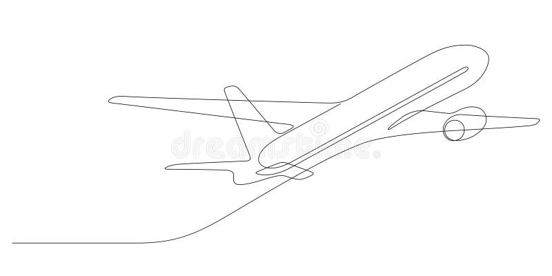 Airplane Takeoff Close-up View, Detailed Aircraft Wing and Engine ...