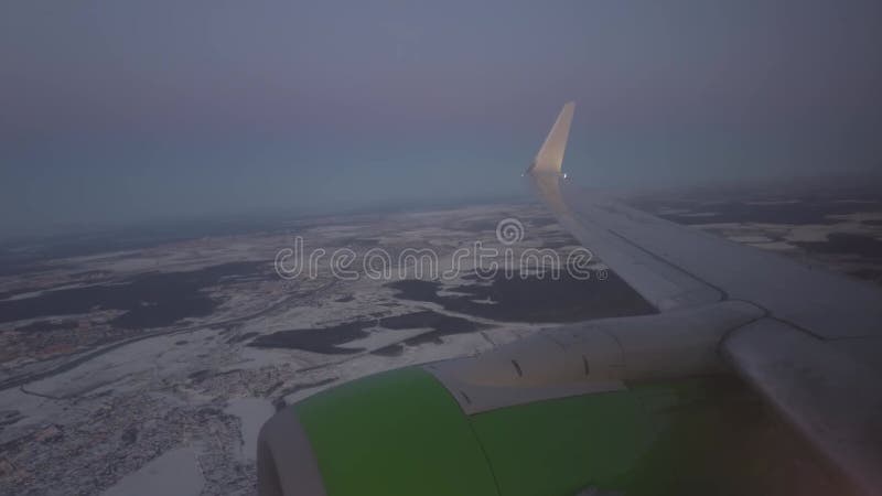 Airplane Takeoff Timelapse Window View Stock Footage - Video of ...