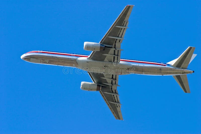 Airplane takes off stock photo. Image of flight, speed - 20822196