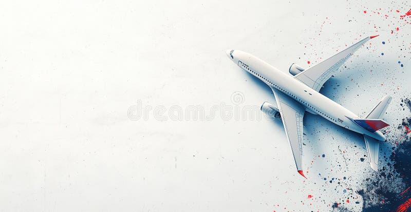 Airplane Textured Abstract Background Paint Splatter Stock Photos ...