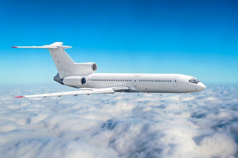 Airport And Three Planes On Earth, In The Sky Approach Landing Aircraft ...