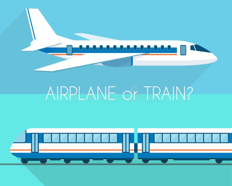 Airplane, bus, train, ship stock vector. Illustration of information ...