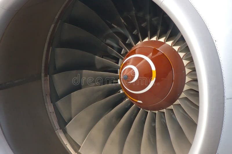 Airplane Turbine stock photo. Image of propeller, travel - 4126448