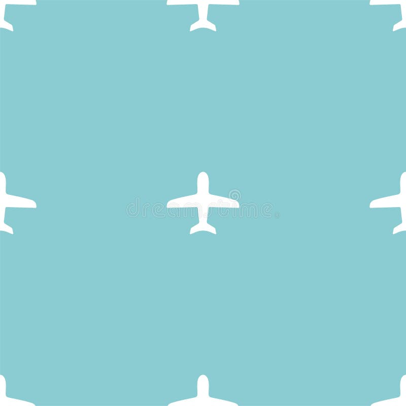 Airplane. Vector Patterns in Flat Style Stock Vector - Illustration of ...