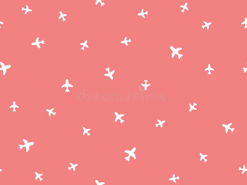 Airplane Vector Seamless Texture Stock Vector - Illustration of tiling ...