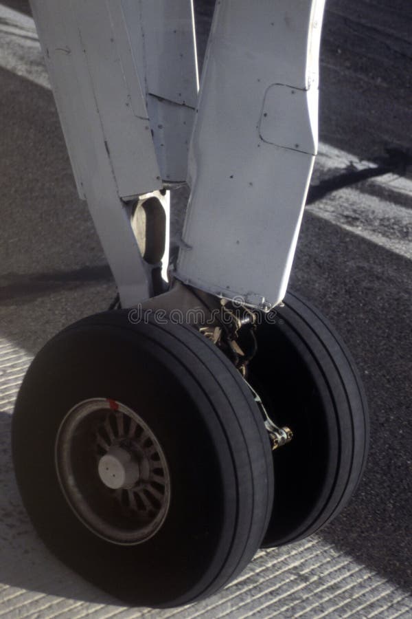 Airplane wheels stock image. Image of gear, close, travel - 4684079