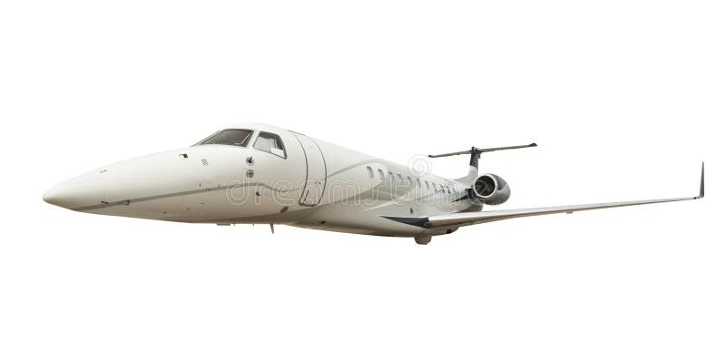 Airplane Isolated on White Background Stock Photo - Image of aircraft ...