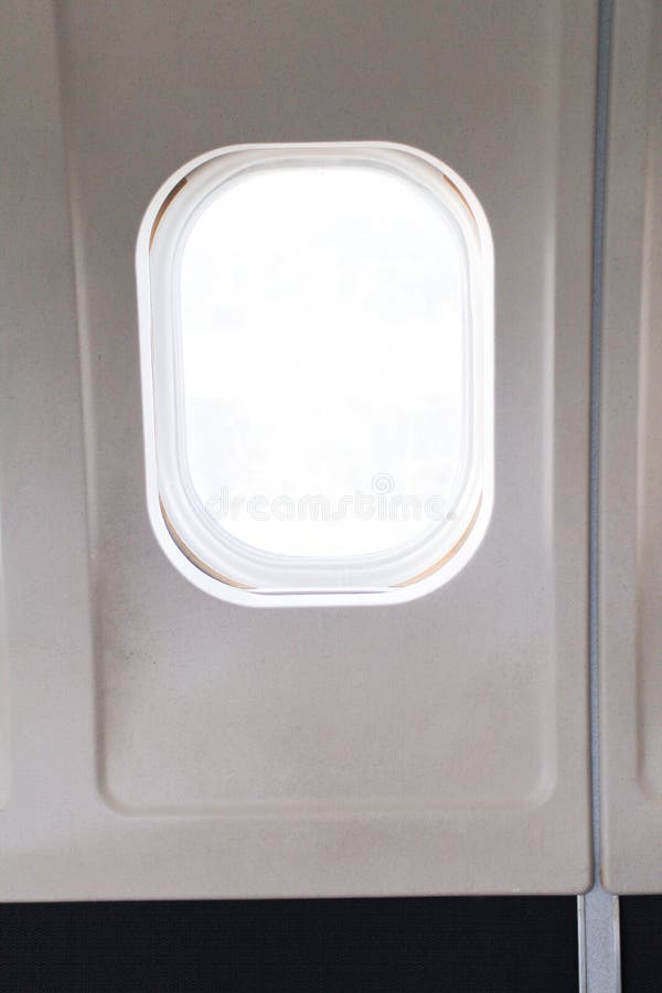 The Airplane Window stock photo. Image of flight, technology - 151744154