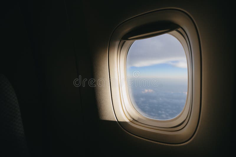 Airplane cockpit window stock image. Image of background - 7036151