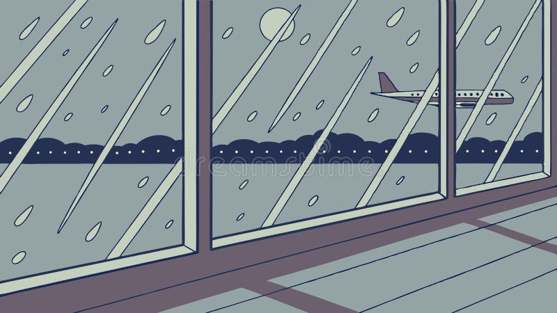 Airplane Window View, Travel and Flight Experience Vector Design ...