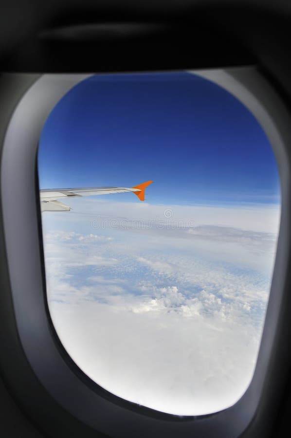 Airplane Windows stock image. Image of cabin, atmosphere - 71373751