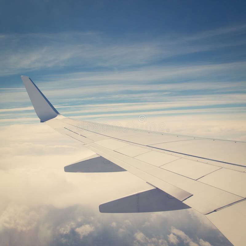 Airplane Wing stock photo. Image of flight, canvas, start - 37560516