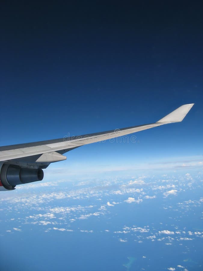 Airplane Wing in Flight IMG_8303 Stock Photo - Image of trip, airline ...