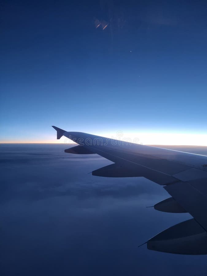 Airplane wing II stock photo. Image of aviation, aircraft - 273471436