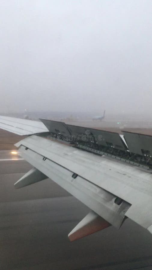 Airplane Wing in the Sky. View from a Great Height. Stock Video - Video ...