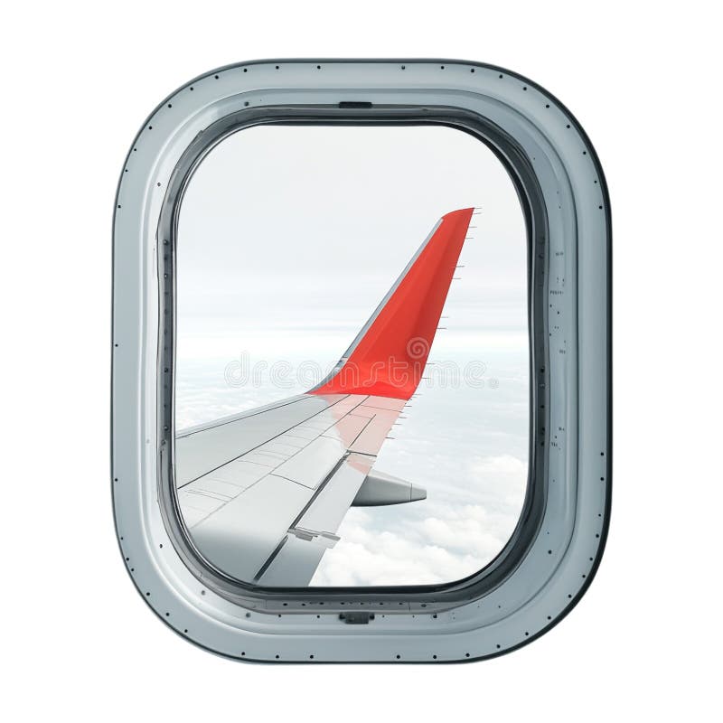 Airplane Wing on Transparent Background - Ai Generated Stock ...
