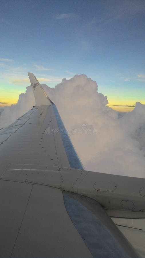 Airplane wings work stock photo. Image of wind, sunlight - 200607258