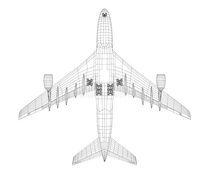 Wire Frame Aircraft Stock Illustrations – 1,950 Wire Frame Aircraft ...