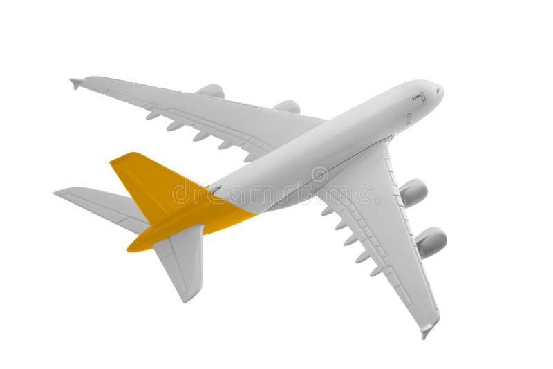 Airplane with Yellow Color. Stock Photo - Image of airplane, commercial ...