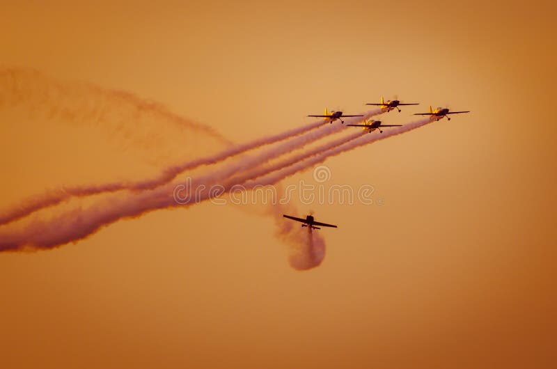 Airplanes on airshow. stock photo. Image of aircraft - 96826530