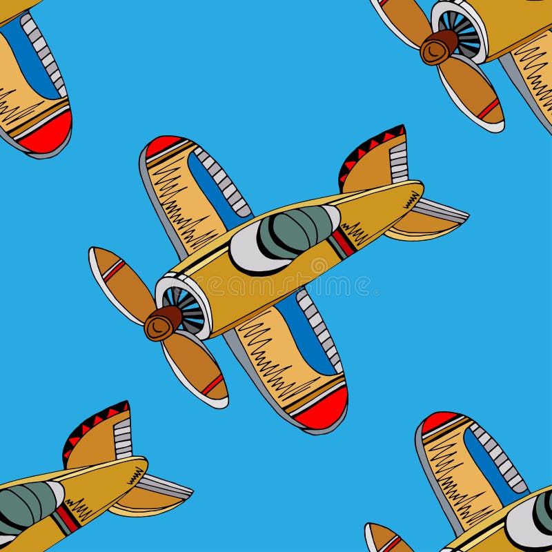 Airplanes background. stock vector. Illustration of fabric - 59149890