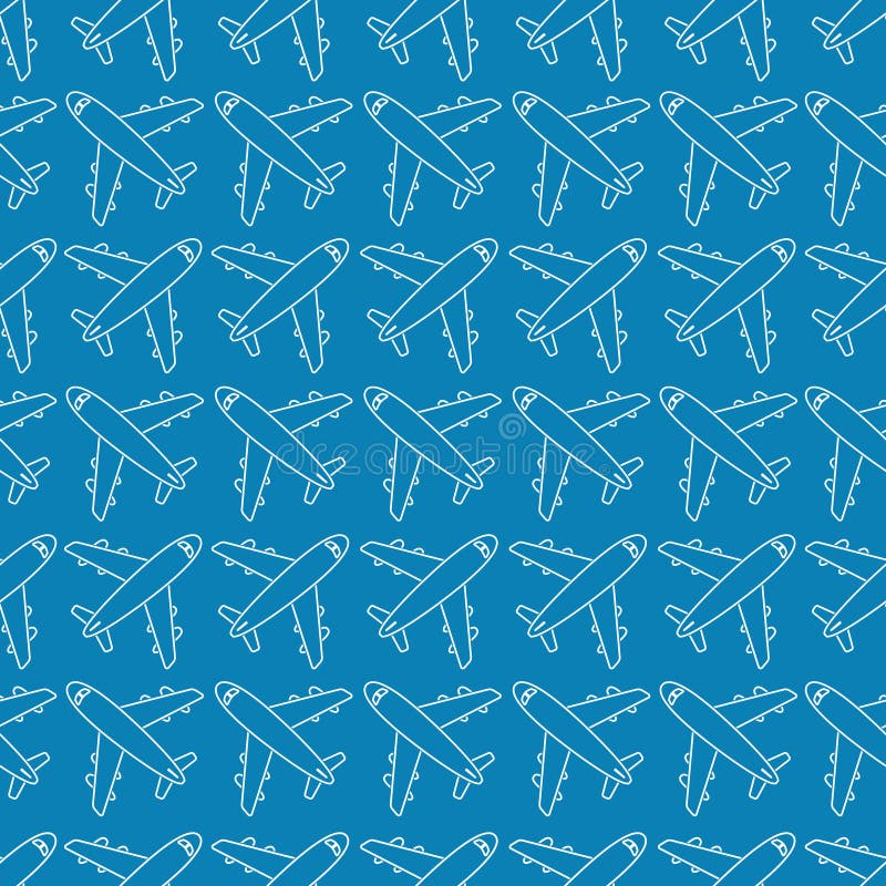 Airplanes-line-art-vector stock vector. Illustration of fashion - 94532195