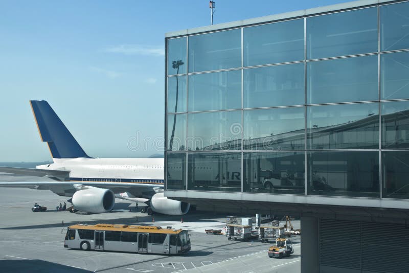 Airplanes loading stock photo. Image of flight, airplane - 23827944