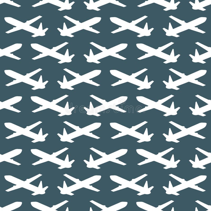 Airplanes Seamless Pattern. Male Print. Vector Stock Illustration Eps10 ...