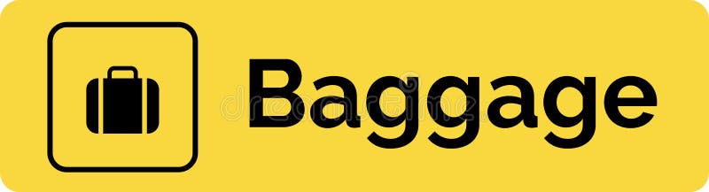 Airport Baggage Vector Gate Icon. Flight Information Baggage Airport ...