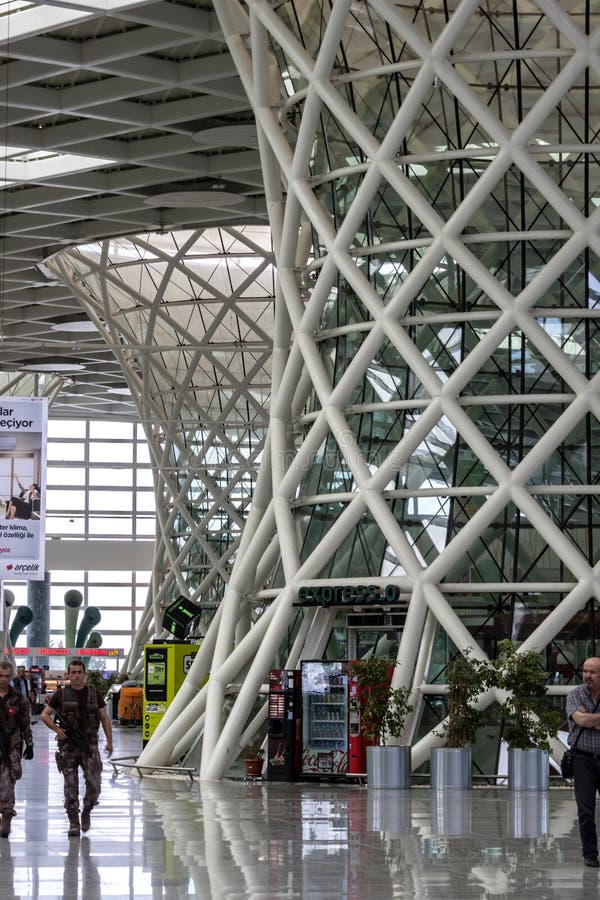 Airport Building Futuristic Structures Editorial Photo - Image of izmir ...