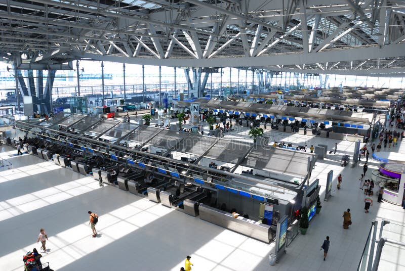 Airport check-in stock image. Image of rush, urgency, destinations ...