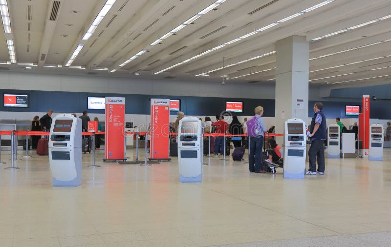 Airport check in counter editorial stock image. Image of terminal ...