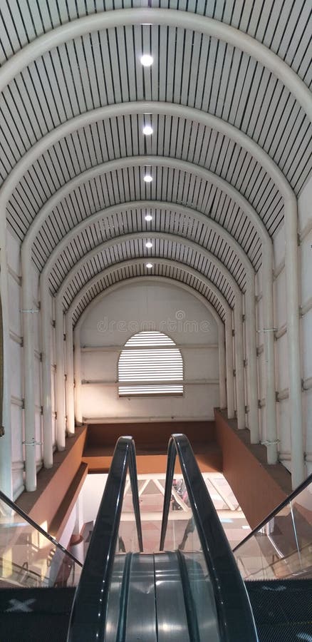 The Airport Collidor is Quiet 2 Stock Photo - Image of flooring ...