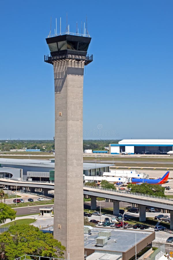 Airport control tower stock photo. Image of morning, airport - 33809952
