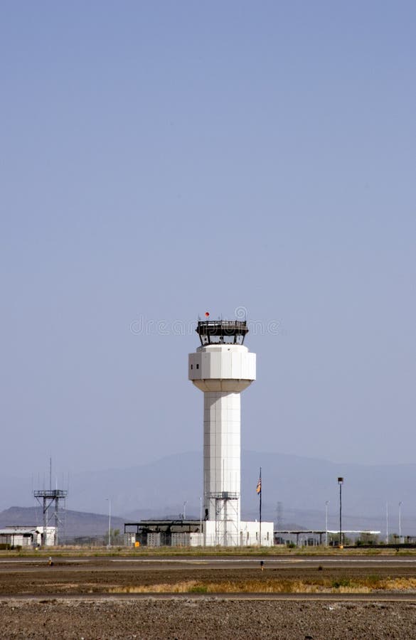 Airport Control Tower stock image. Image of radar, county - 5087267