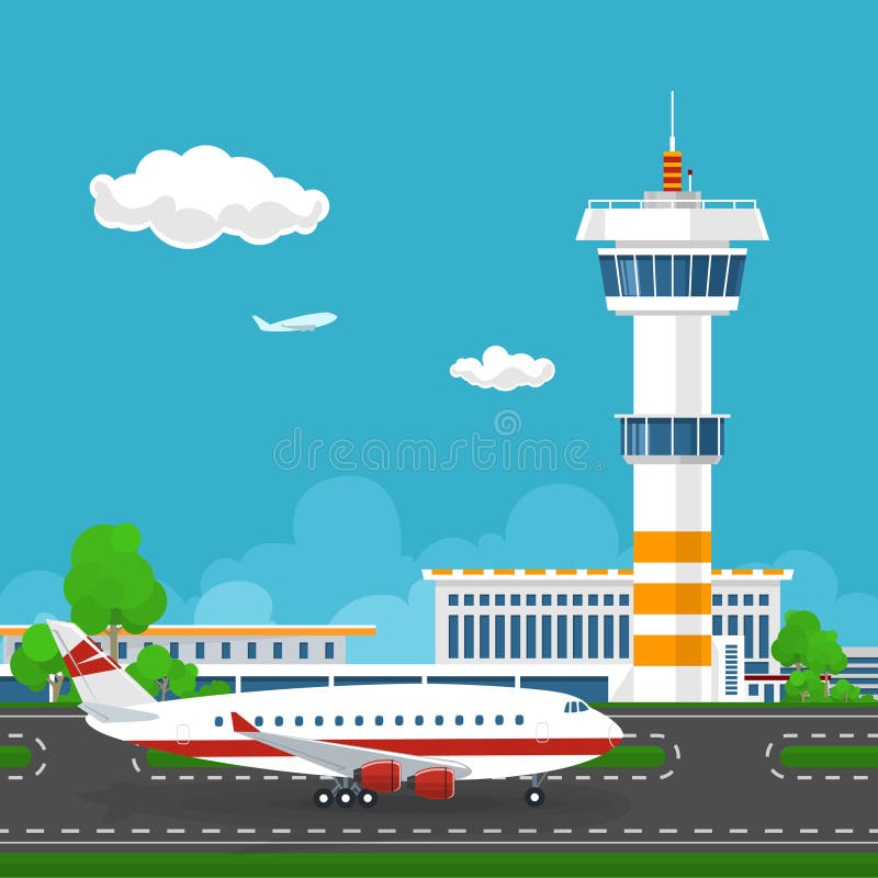 Logistic Control Tower Stock Illustrations – 117 Logistic Control Tower ...