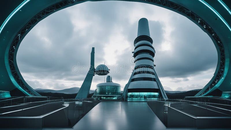 Airport Control Tower _A Modern Space Center with a Circular Structure ...