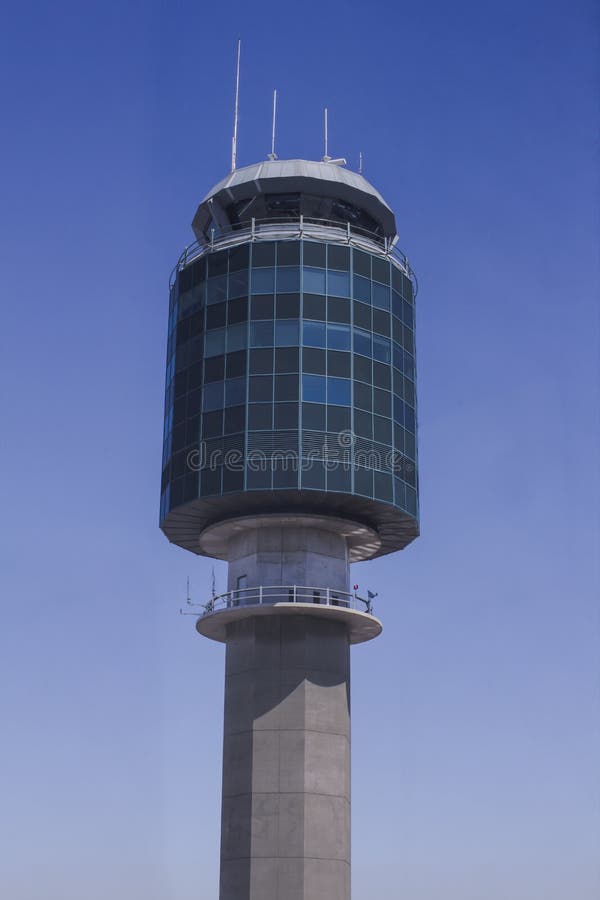 Sydney Airport Control Tower Stock Image - Image of modern, airport ...