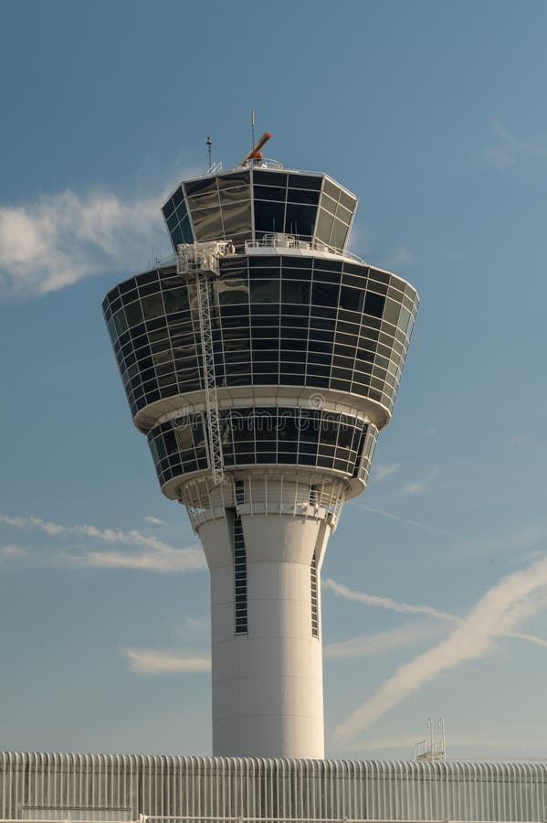 Control Tower At Munich Airport Stock Image - Image of aviation ...
