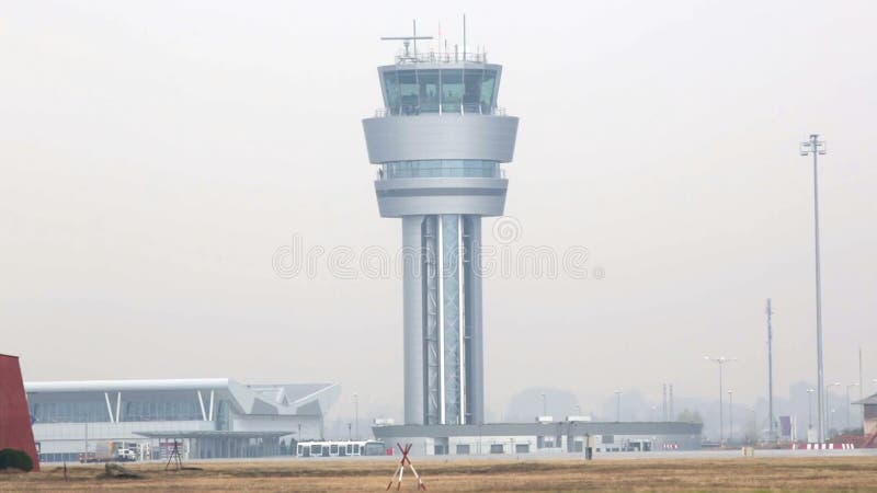 Control Tower at London Heathrow Airport in 1960s Stock Video - Video ...