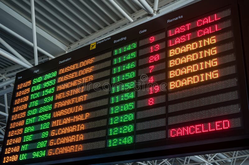 Airport departure board stock image. Image of departure - 157393037