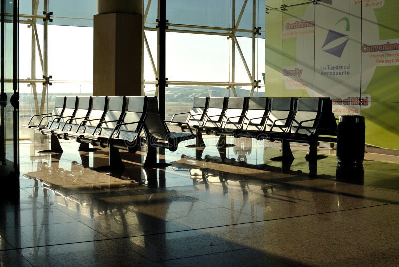 Airport / Empty Terminal stock image. Image of arrival - 23222869