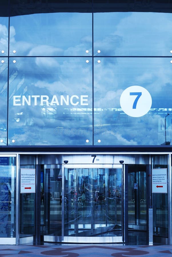 Airport Entrance stock photo. Image of departures, gates - 35679544